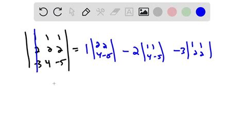 SOLVED Evaluate Each Determinant 1 1 1 2 2 Numerade