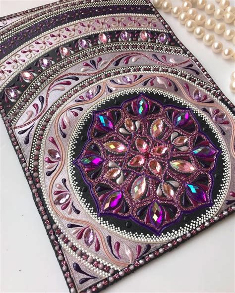 Обложка для паспорта Авторская роспись Натуральная кожа Стразы кристаллы 💯ручная работа в