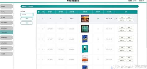 springboot考研资讯管理系统源码毕设 论文 csdn博客