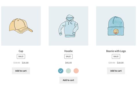 Woocommerce Variations Dropdown On The Shop Page