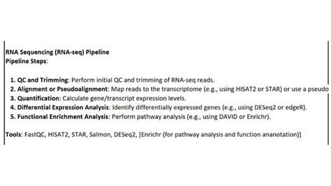 Steps Involved In Rna Sequencing Data Analysis Pdf