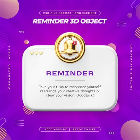 알림 상기 인스타그램 포스트 디자인 템플릿 무료 Psd 파일