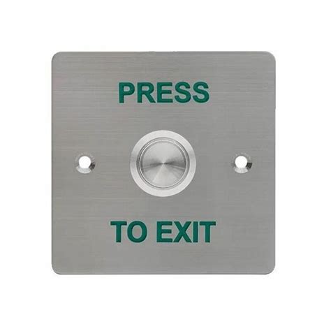 ESP A EXIT Aperta Flush Stainless Steel Exit Button