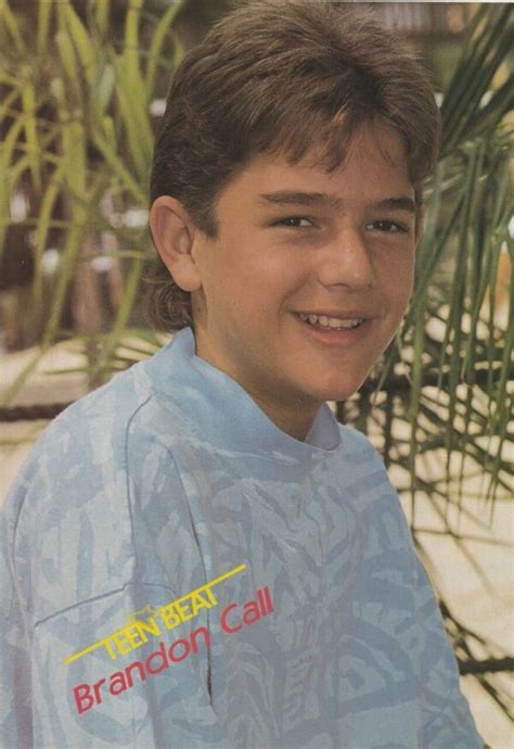 Brandon Call Teen Magazine Pinup T Shirt Teen Beat Baywatch Cutie