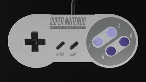 Retro Game Controller 3d Model Turbosquid 2015970
