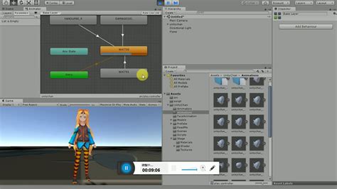 unity 簡單控制人物動畫 youtube