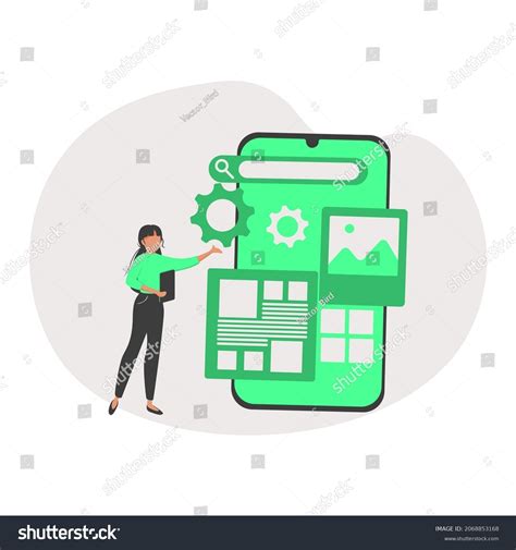 Mobile App Development Process Abstract Concept Stock Vector Royalty Free 2068853168