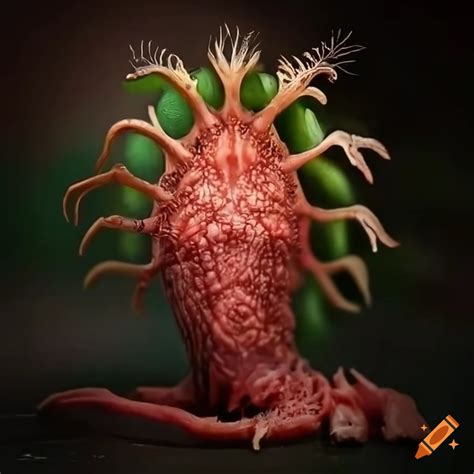 Detailed Image Of A Surreal Meat Eating Plant On Craiyon
