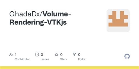 Github Ghadadxvolume Rendering Vtkjs