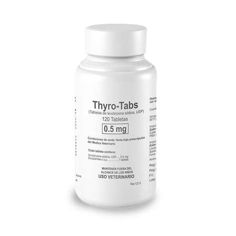 C Thyro Tabs 05mg 120 Tab Il Mio Pet Tienda De Mascotas En Bogotá