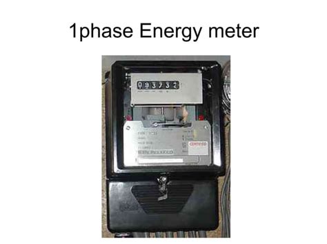 Single Phase Static Energy Meter Pptx Power And Energy Industry
