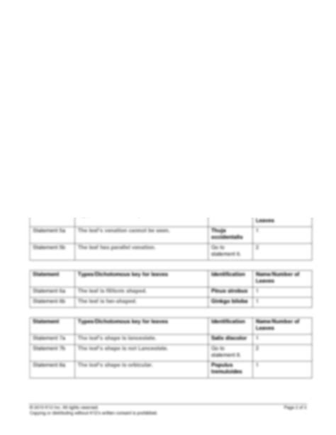 SOLUTION Lab Dichotomous Key Studypool