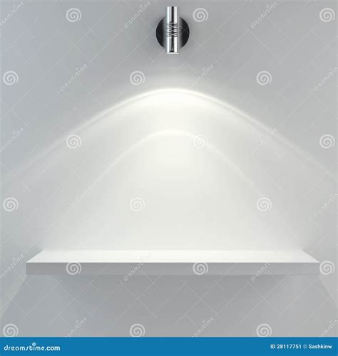 Empty Shelf Stock Illustration Illustration Of Expansive 28117751