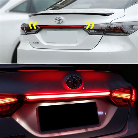 Red Led Tail Lamp For Toyota Camry 8th Gen 2018 2024 Rear Center Trunk