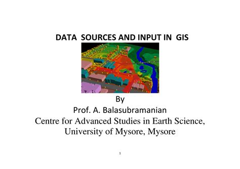 1 1a datasources and inputin gis data sources and input in gis by