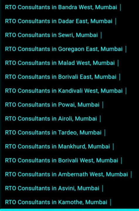 Rto Consultant In Mumbai On Linkedin Rto Consultants In Mumbai