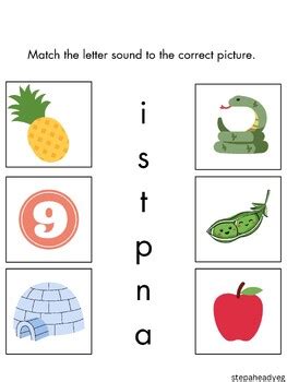 Beginning Sound Match By Step Ahead YEG TPT