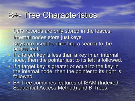 B Trees Dbms Ppt Databases Computer Software And Applications