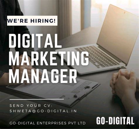 Junaid Ahmed On Linkedin We Are Hiring A Digital Marketing Manager