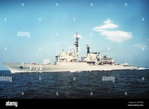 A Port Side View Of The Venezuelan Italian Built Lupo Class Frigate Almirante Jose De Garcia