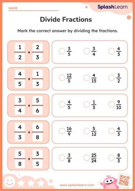Divide Fractions