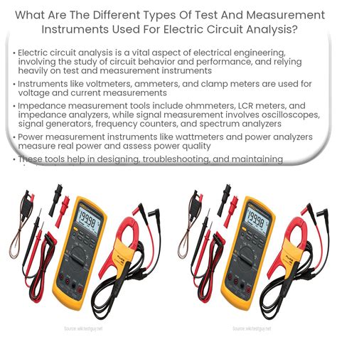 What Are The Different Types Of Test And Measurement Instruments Used