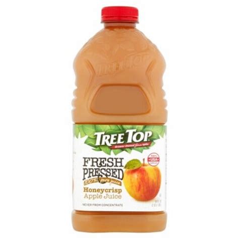 Tree Top 100 Pure Pressed Juice Honeycrisp Apple Juice Pack Of 12 12 Pack Kroger