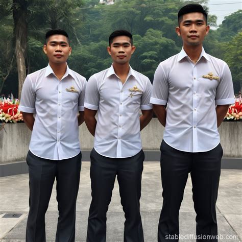 Thai Men Show Respect Stable Diffusion Online
