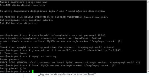 Local Mysql Server Through Socket Tmpmysqlsock 2 Ayudas Y
