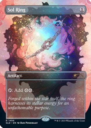 Sol Ring 1494 Galaxy Foil Secret Lair Drop Series Magic The Gathering