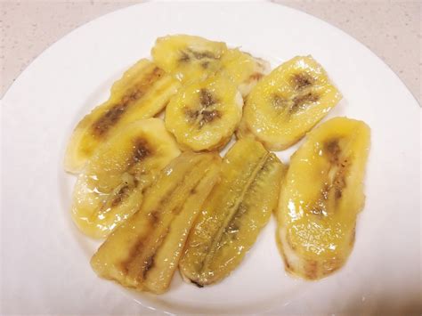 바나나 요리 디저트 건강한 바나나 브륄레