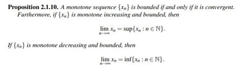 solved exercise 2 1 9 show that the seque is monotone