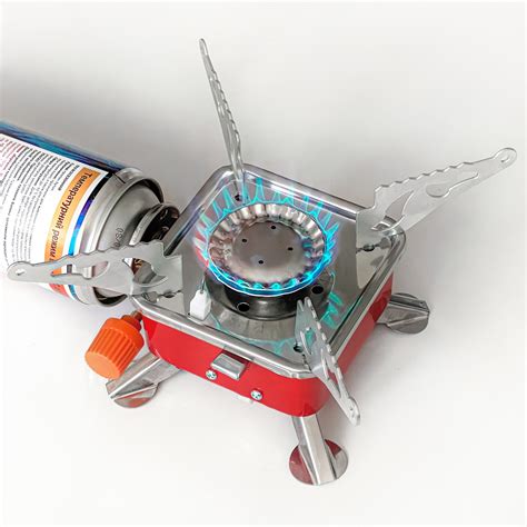 Газовий пальник примус таганок плитка туристична газова портативна плита похідна фото відгуки