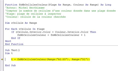 Vba Pour Excel Introduction
