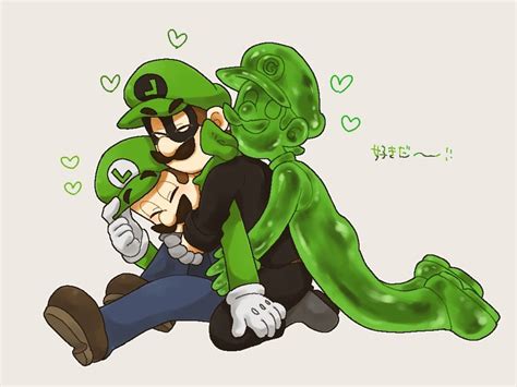 Luigi Mr L And Gooigi Mario And 4 More Drawn By Mimimi