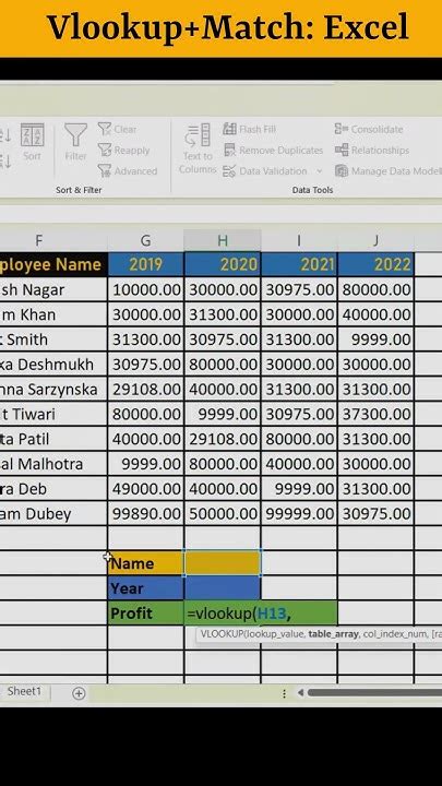 Excel Job Interview Questions How To Use Vlookup With Match Function