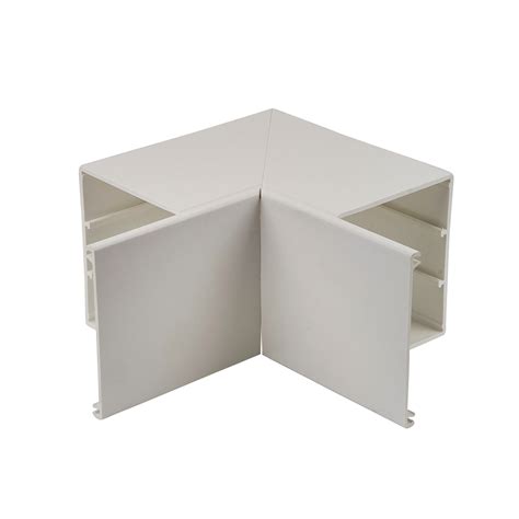 Univolt Maxi Trunking Internal Angle 100 X 100mm White 323766 Uk Shelving Ltd