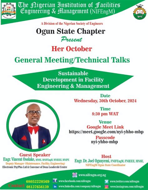 Engr Vincent Osolake Mba Coren R Engr Nemsa Mnse Mnipe Mnifengm Mnieee On Linkedin Join