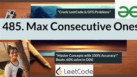 485 max consecutive ones youtube