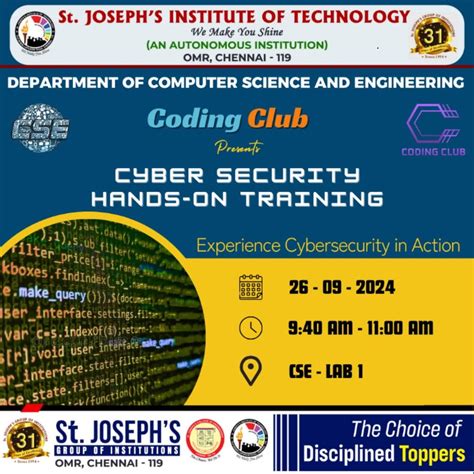 Cse St Josephs Institute Of Technology On Linkedin The Department Of