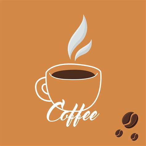 커피 타임 프리미엄 벡터