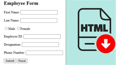 Employee Form In Html Employee Form Kese Bnaye Satya Gyan A4 Youtube