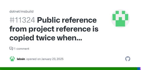 Public Reference From Project Reference Is Copied Twice When Included With A Link · Issue 11324