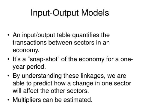 Ppt Input Output Analysis Powerpoint Presentation Free Download Id820068