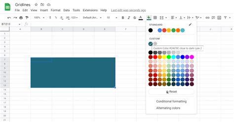 Hide Gridlines In Google Sheets Within Clicks