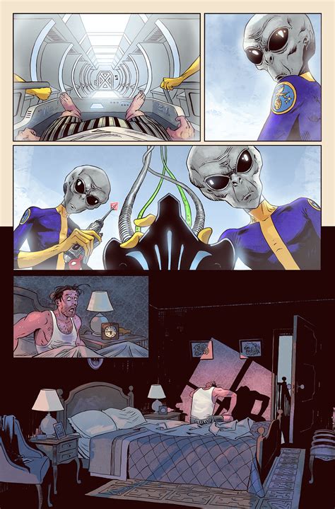Alien Nightmare A Noir Comic About A 1940s Detective And His Alien