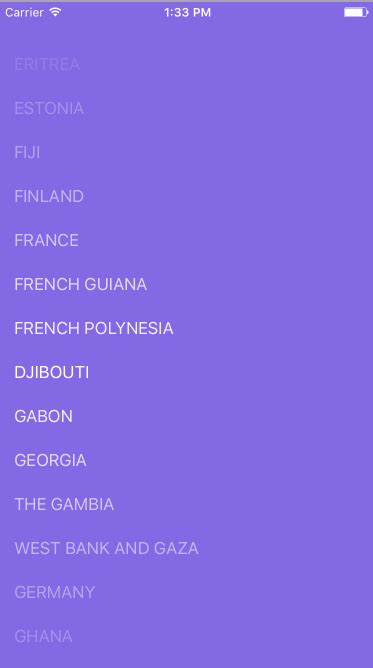 Xcode6 Swift Fading Cells In Uitableview Stack Overflow