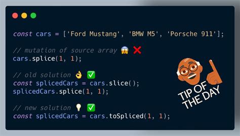 wojciech trawiński on linkedin wanna use the splice method to alter an