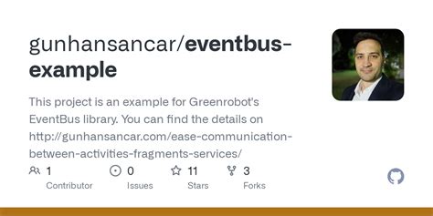 Github Gunhansancareventbus Example This Project Is An Example For