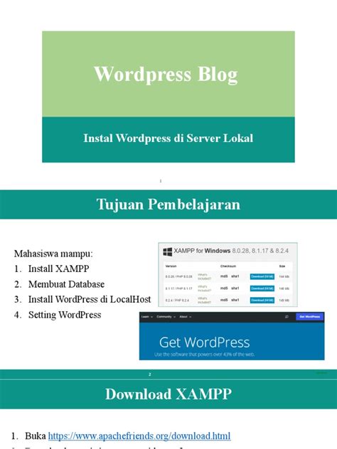 Setup Wordpress Localhost Pdf